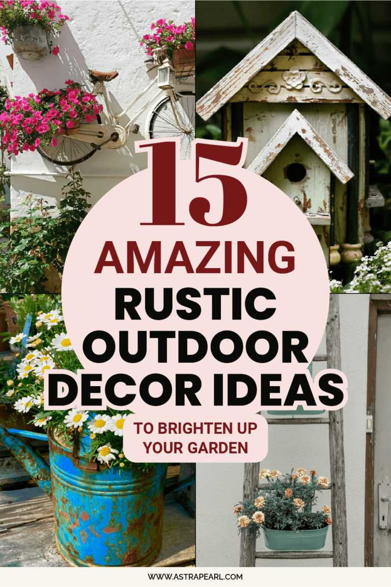 15 Amazing Rustic Outdoor Decor Ideas To Brighten Up Your Garden ...