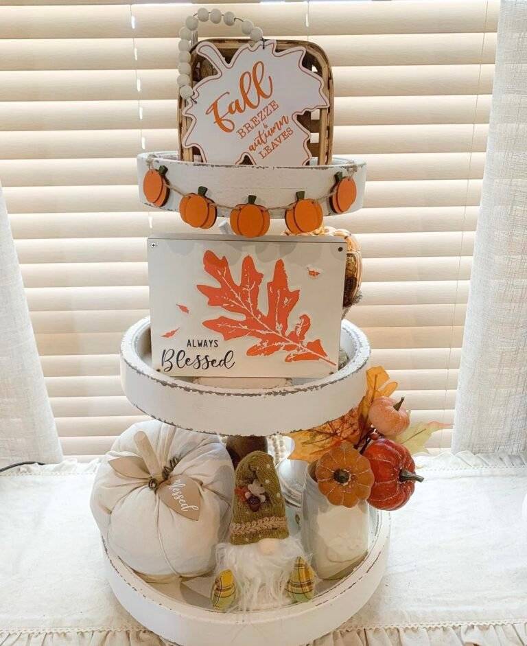 20 Elegant Fall Tray Decor Ideas For A Cozy Home - Astrapearl