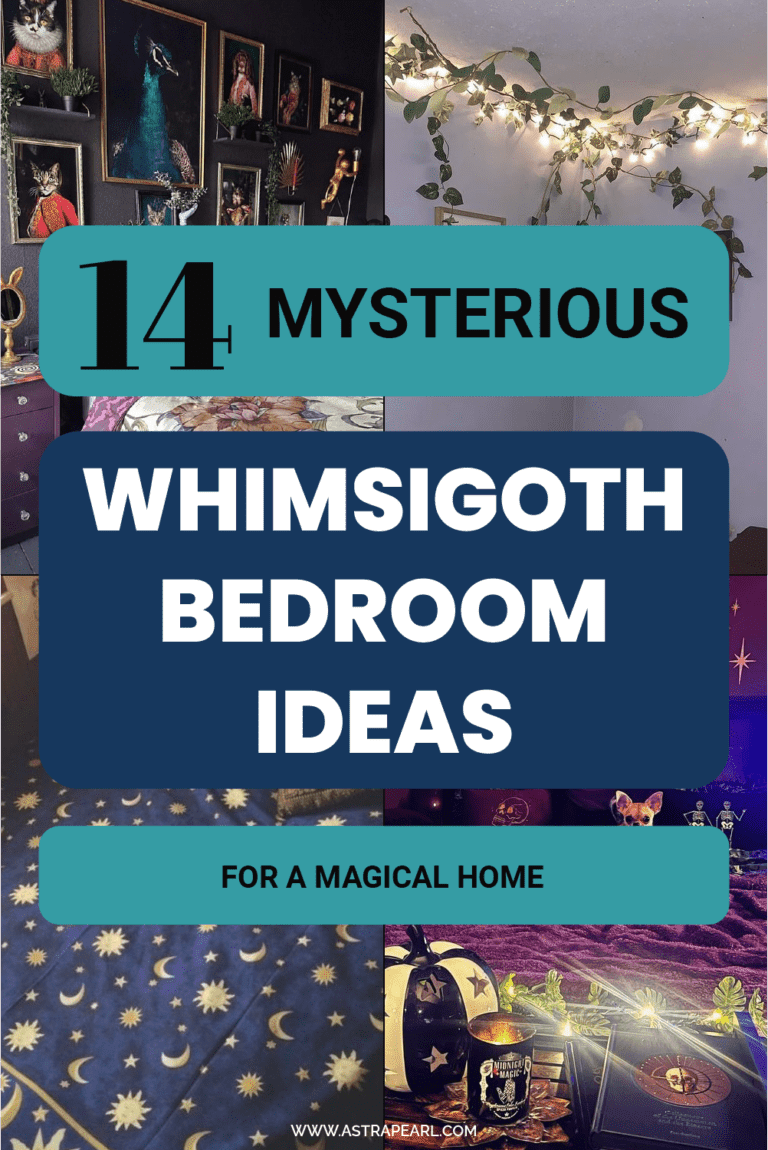 14 Mysterious Whimsigoth Bedroom Ideas For A Magical Home - Astrapearl