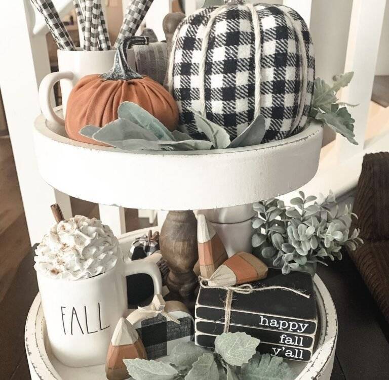 20 Elegant Fall Tray Decor Ideas For A Cozy Home - Astrapearl