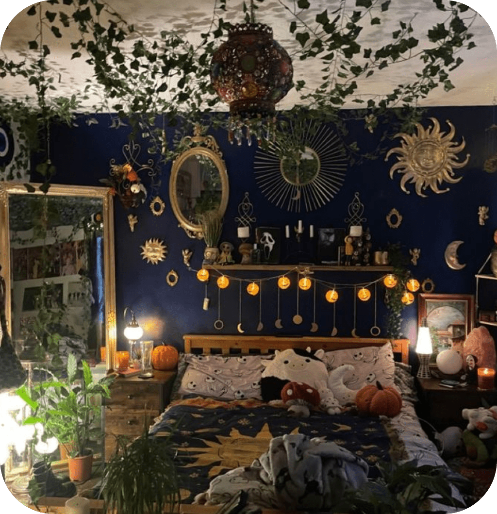 14 Mysterious Whimsigoth Bedroom Ideas For A Magical Home - Astrapearl