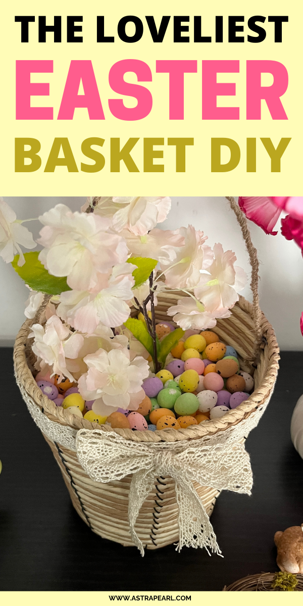 How To Make An Easy And Quick Easter Basket DIY In Just Minutes ...